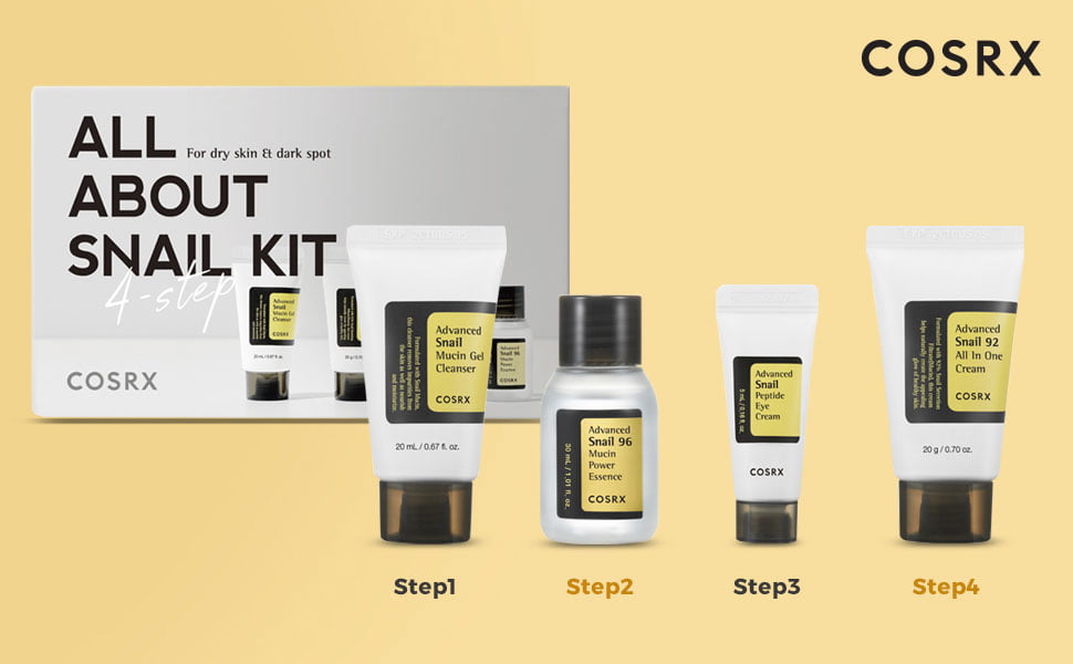 Cosrx All About Snail Kit 4-step - SKINCARE SHOP