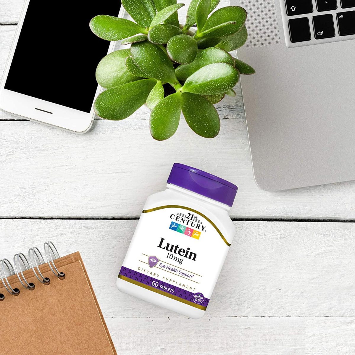 21st Century Lutein 10mg - 60 Tablets - SKINCARE SHOP