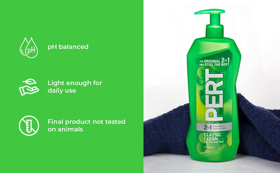 Pert Classic Clean 2in1 Shampoo & Conditioner 1L - SKINCARE SHOP