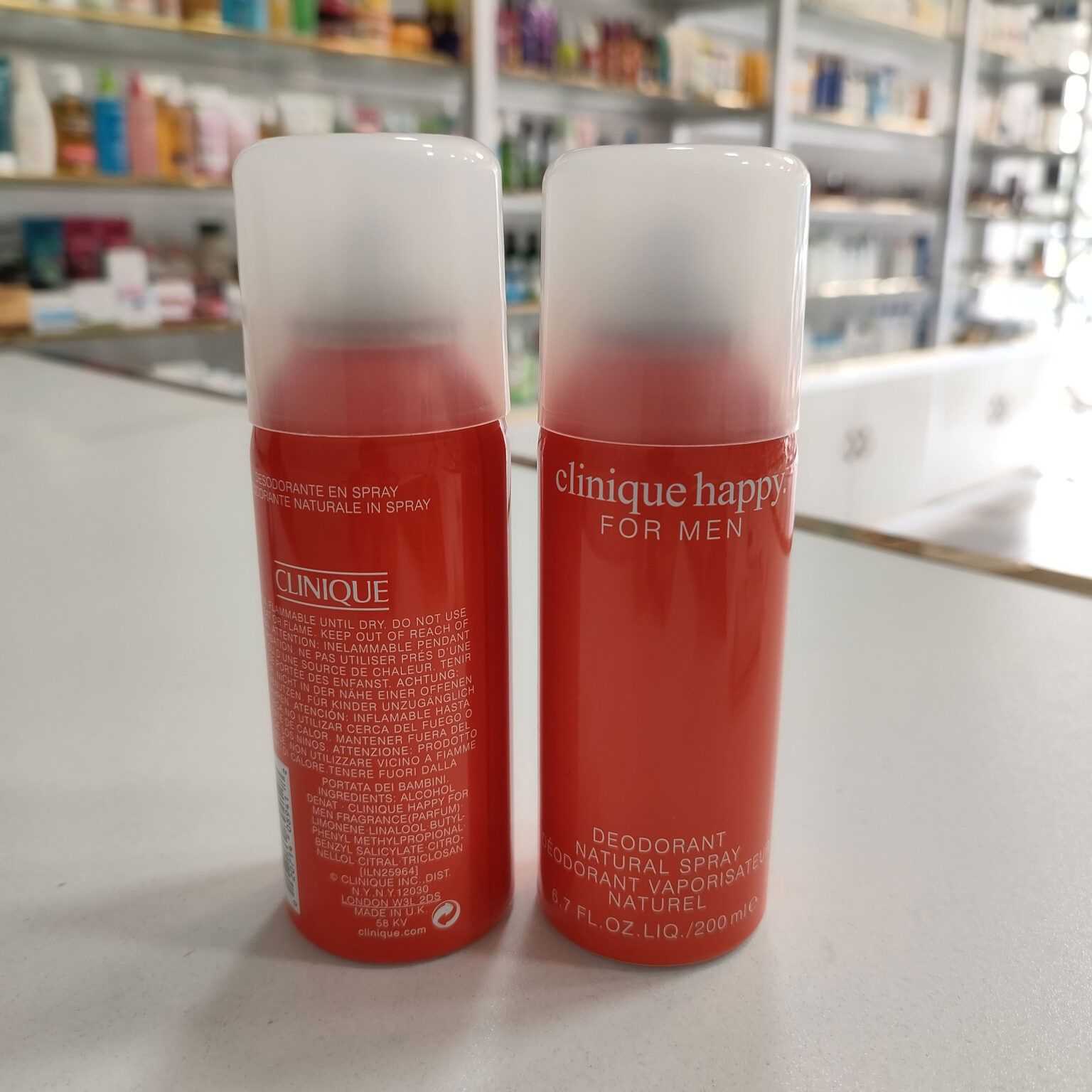 Clinique Happy Deodorant Body Spray For Man - 200ml - SKINCARE SHOP