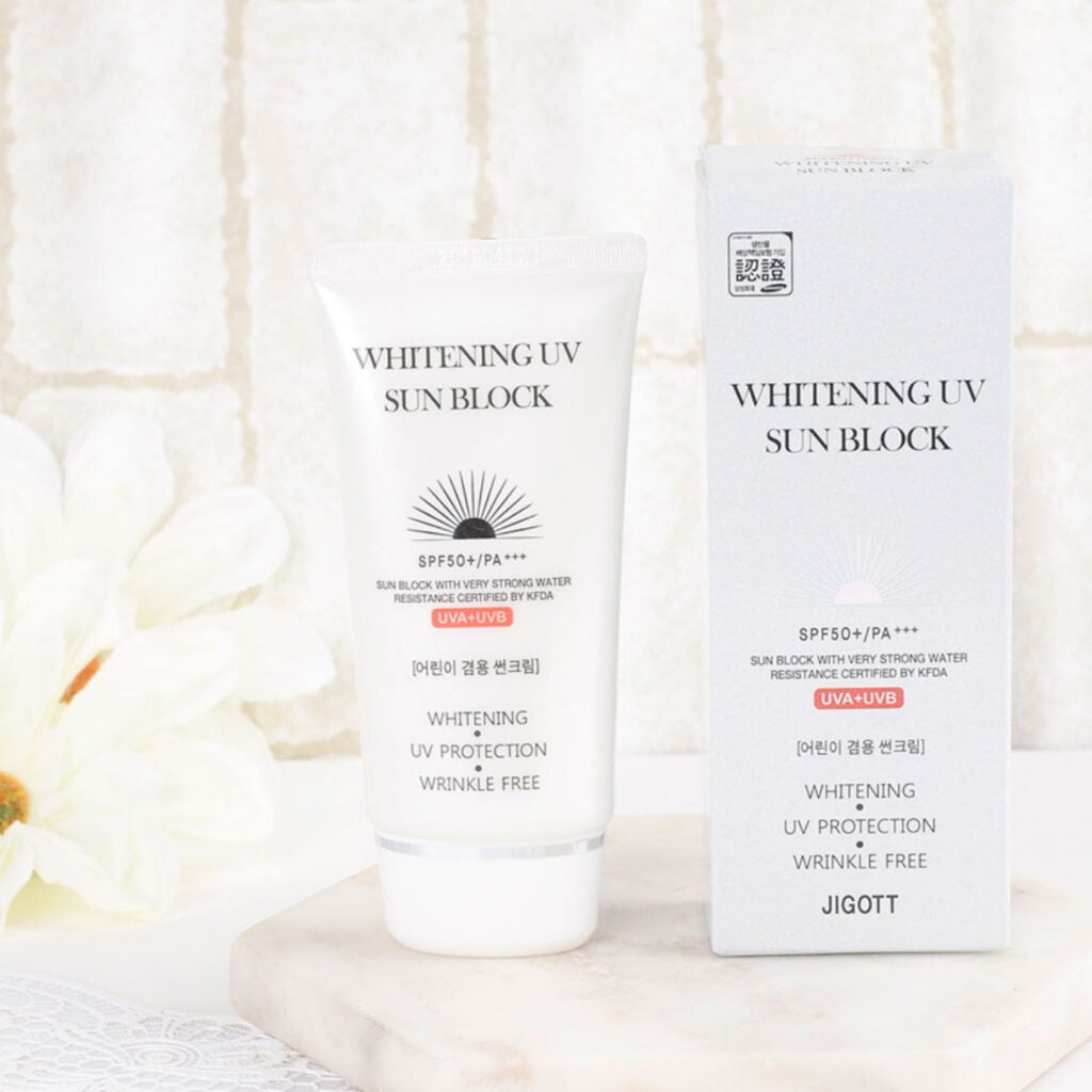 Jigott Whitening UV Sun Block Cream - 70ml - SKINCARE SHOP