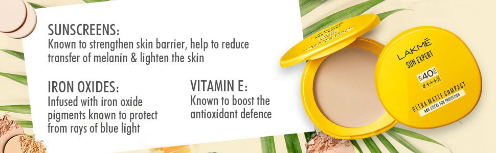 Lakme Sun Expert Ultra Matte Compact SPF 40 PA+++ (7gm) - SKINCARE SHOP