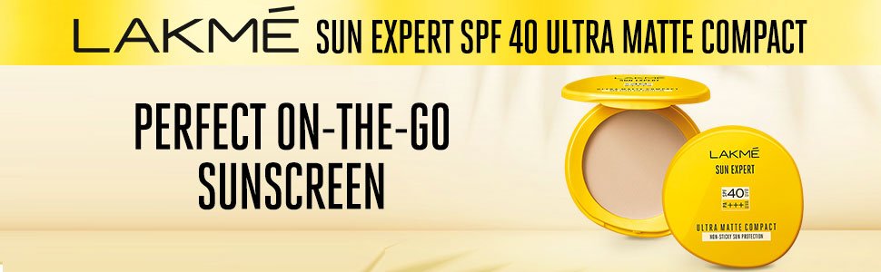 Lakme Sun Expert Ultra Matte Compact SPF 40 PA+++ (7gm) - SKINCARE SHOP