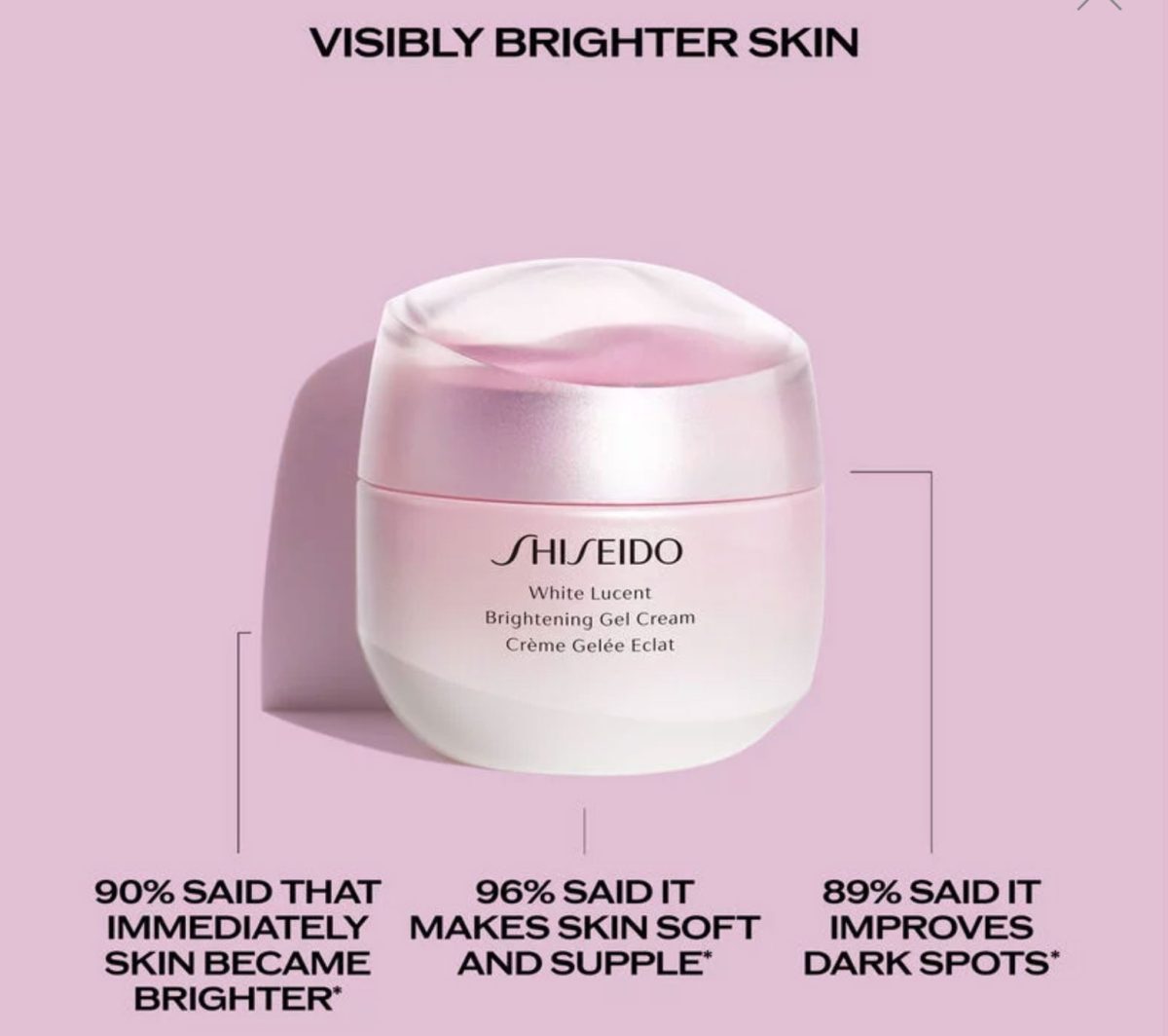 Shiseido White Lucent Brightening Gel Cream - 50ml - SKINCARE SHOP