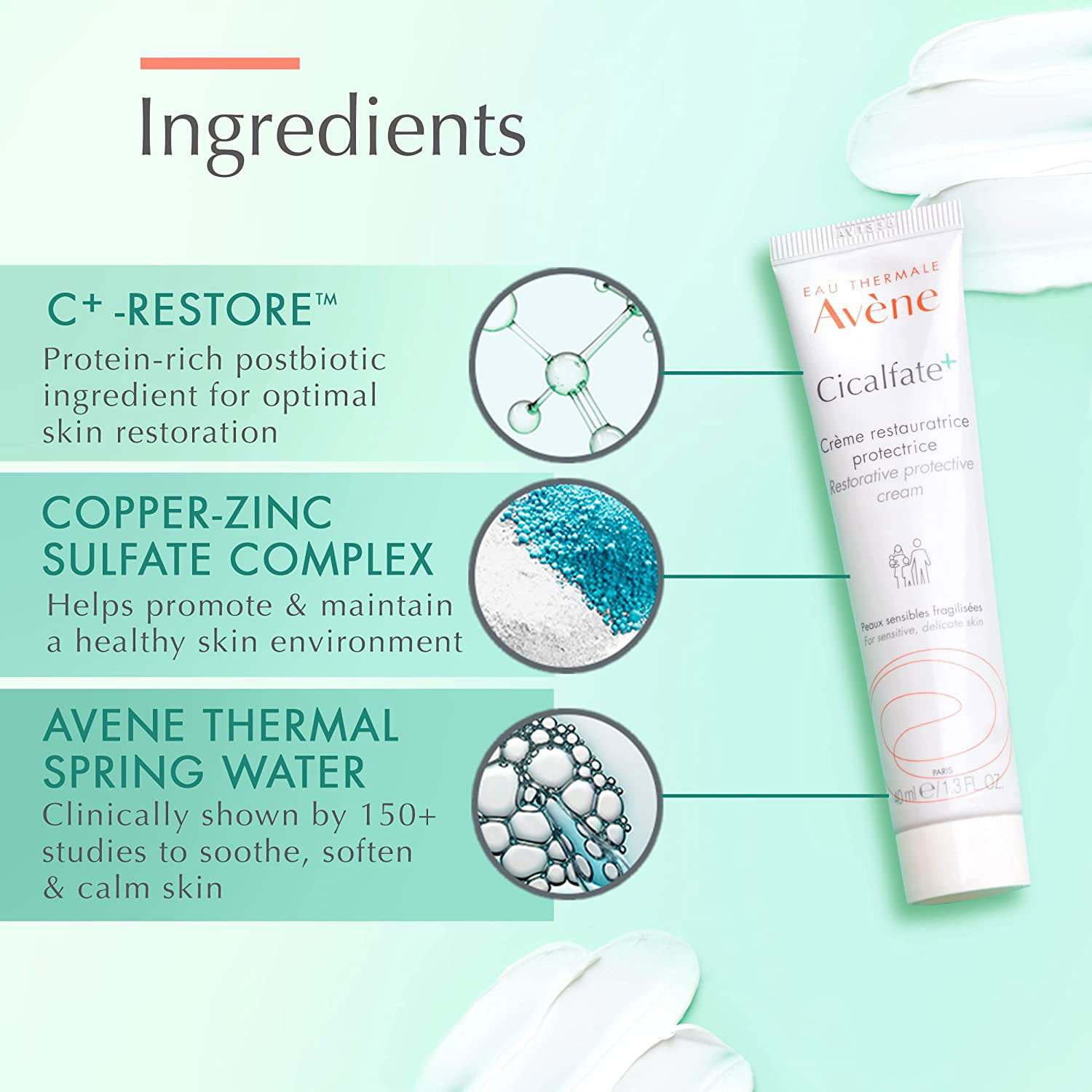 Avene Cicalfate+ Repairing Protective Cream - 100ml - SKINCARE SHOP