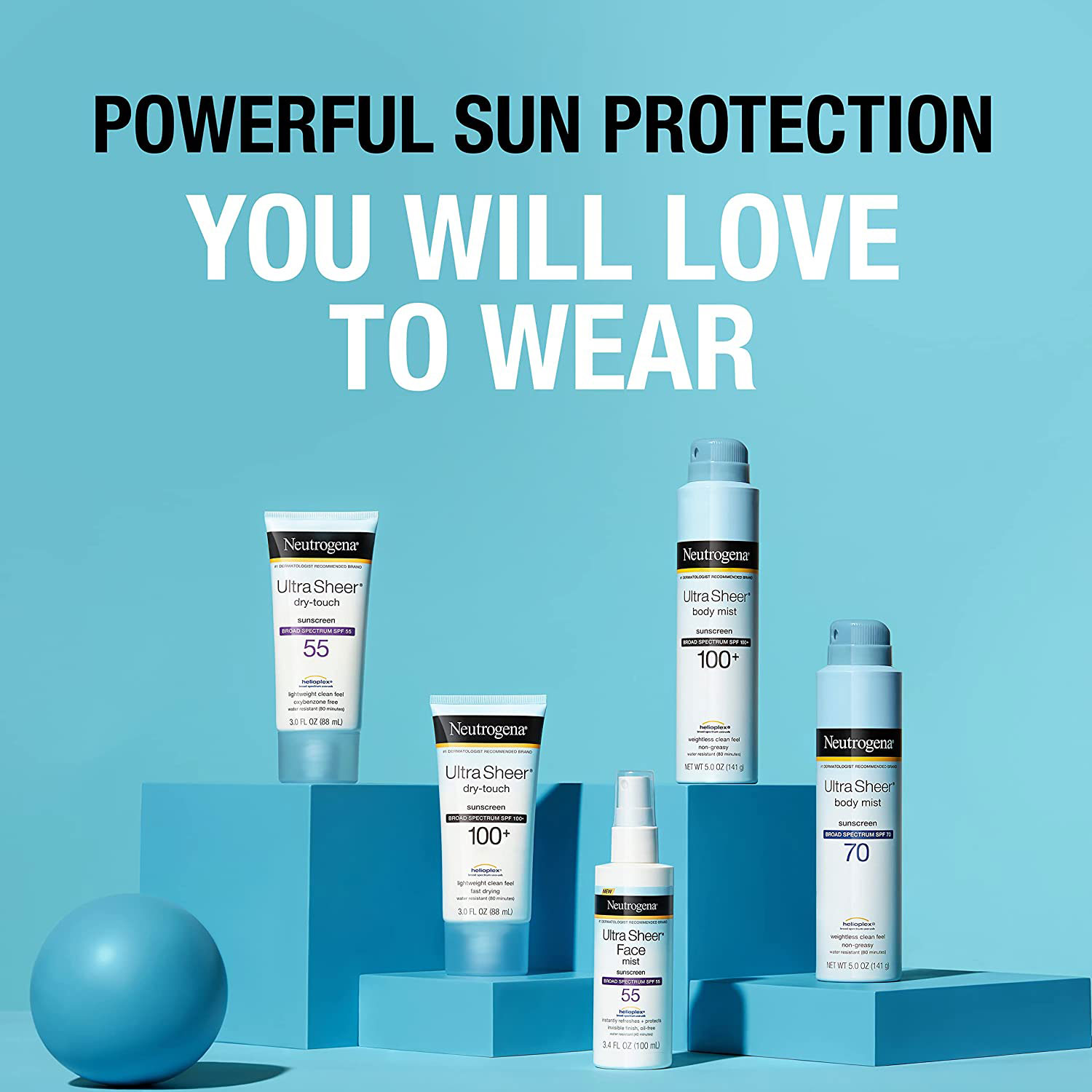 Neutrogena Ultra Sheer Lightweight Sunscreen Spray SPF 70 (141gm ...