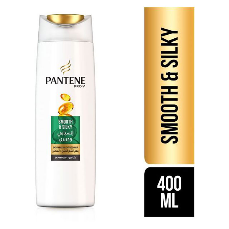 Pantene Pro-V Smooth & Silky Shampoo - 400ml - SKINCARE SHOP