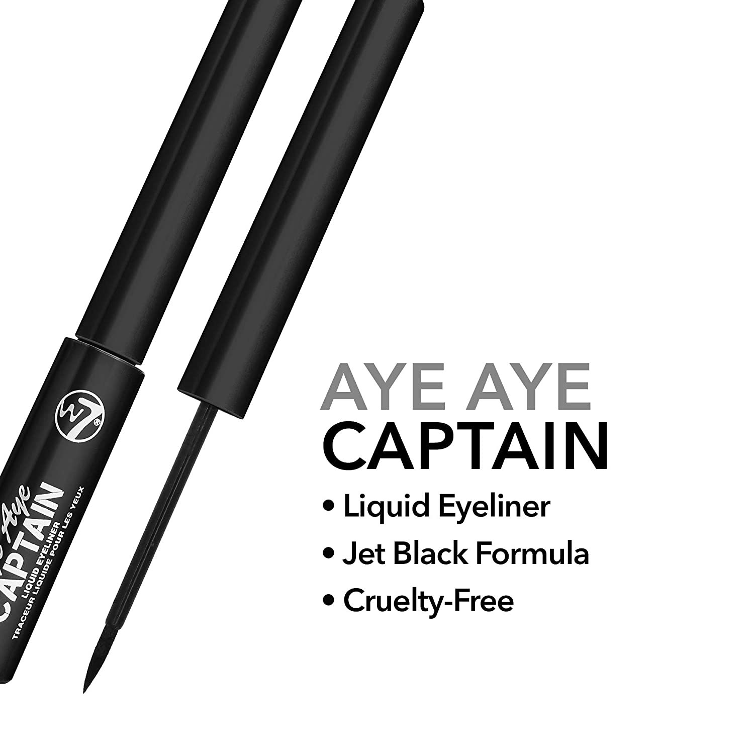 W7 Aye Aye Captain Liquid Eyeliner - 5ml - SKINCARE SHOP