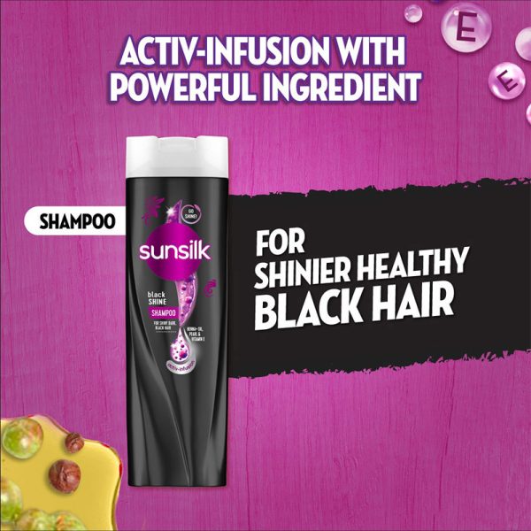 Sunsilk Black Shine Shampoo - 300ml - SKINCARE SHOP