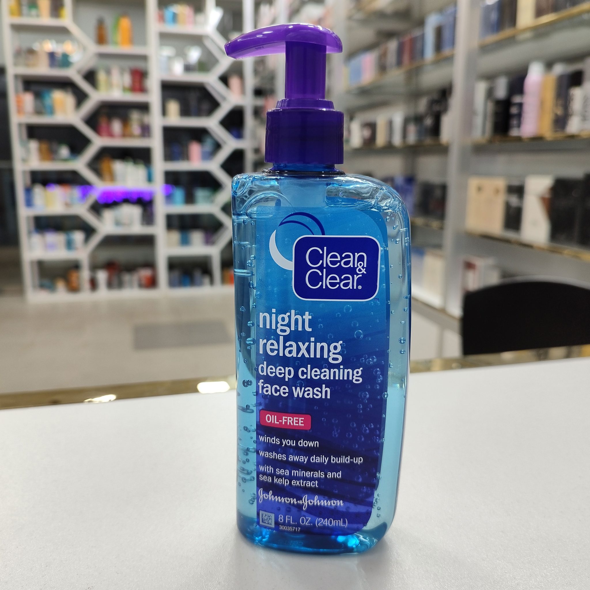 Clean & Clear Night Relaxing Deep Cleansing Face Wash - 240ml ...