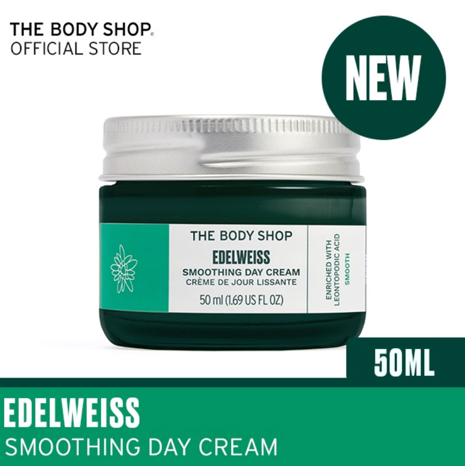The Body Shop Edelweiss Smoothing Day Cream - 50ml - SKINCARE SHOP