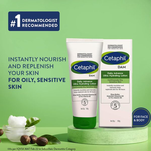 Cetaphil DAM Daily Advance Ultra Hydrating Lotion - 100gm - SKINCARE SHOP