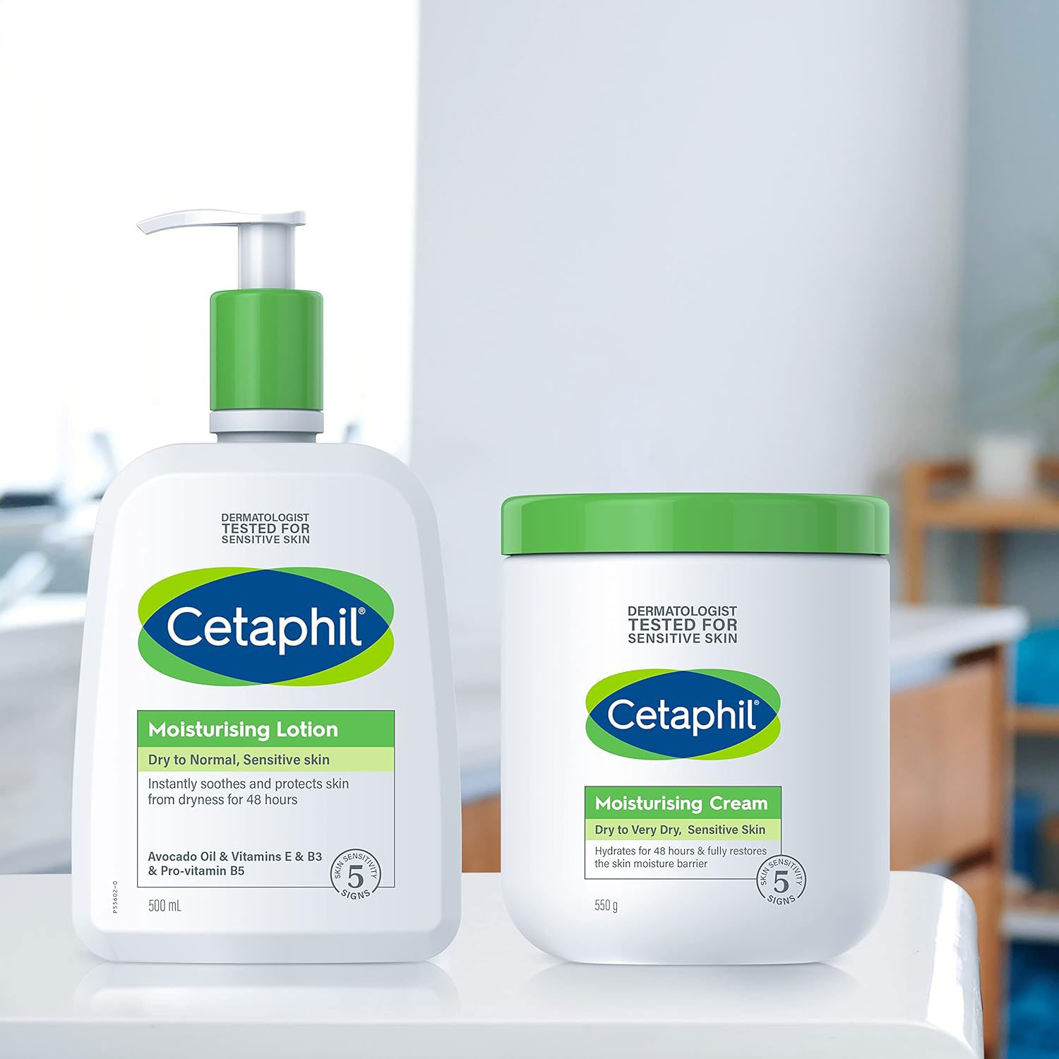 Cetaphil Moisturizing Cream Very Dry to Dry, Sensitive Skin - 453g ...