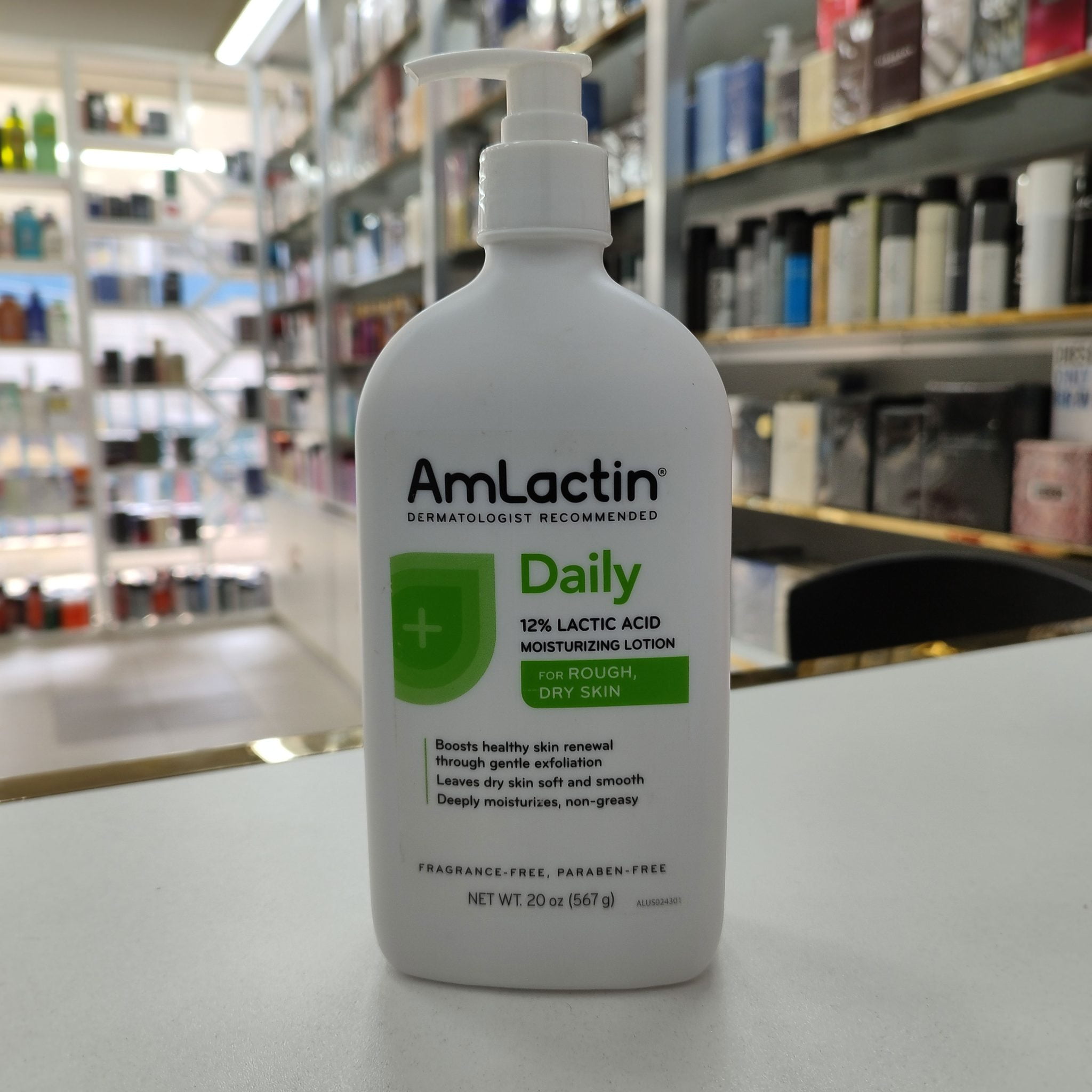 AmLactin Daily 12% Lactic Acid Moisturizing Lotion for Rough and Dry ...