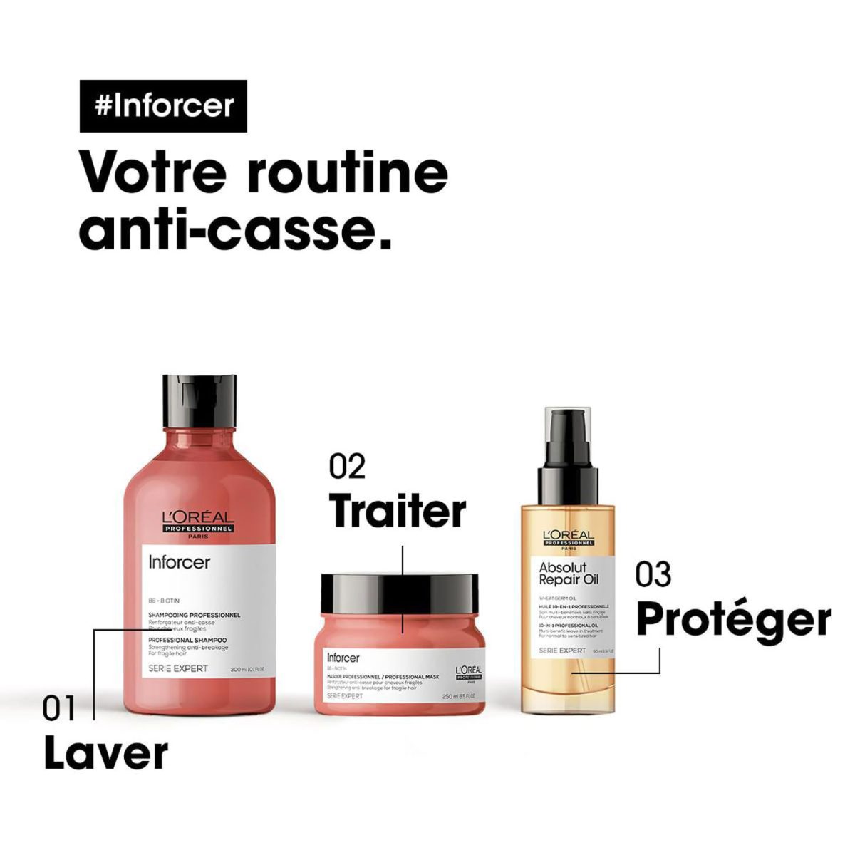 L’Oréal Professionnel Inforcer Hair Mask with Vitamin B6 & Biotin ...