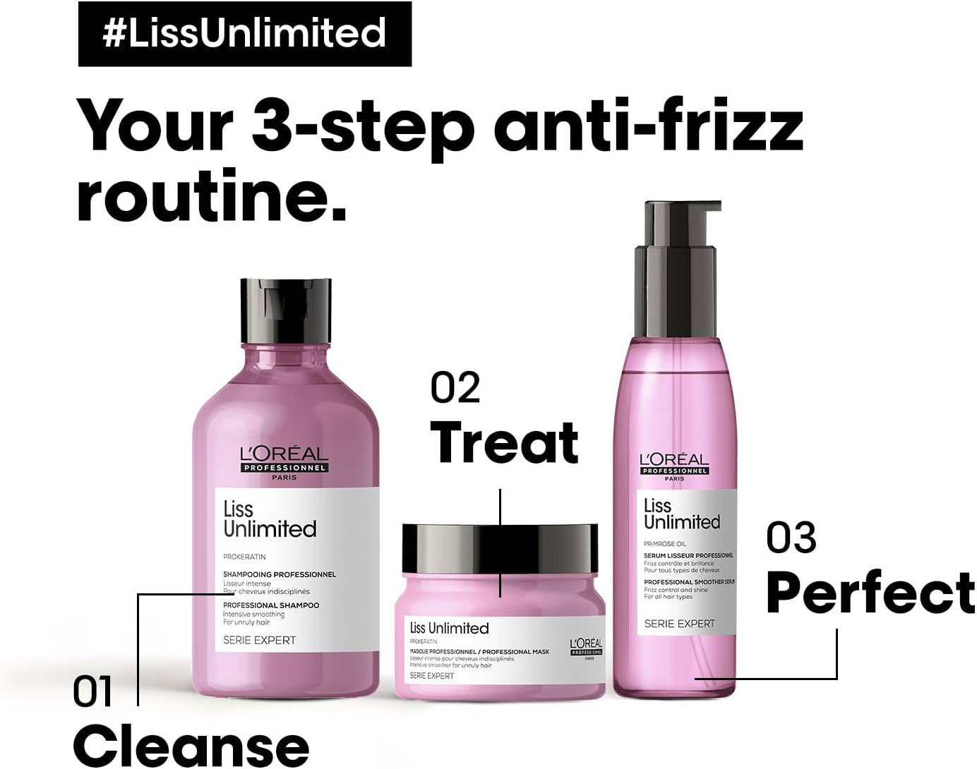 L’Oréal Professionnel Liss Unlimited Shampoo - 300ml - SKINCARE SHOP