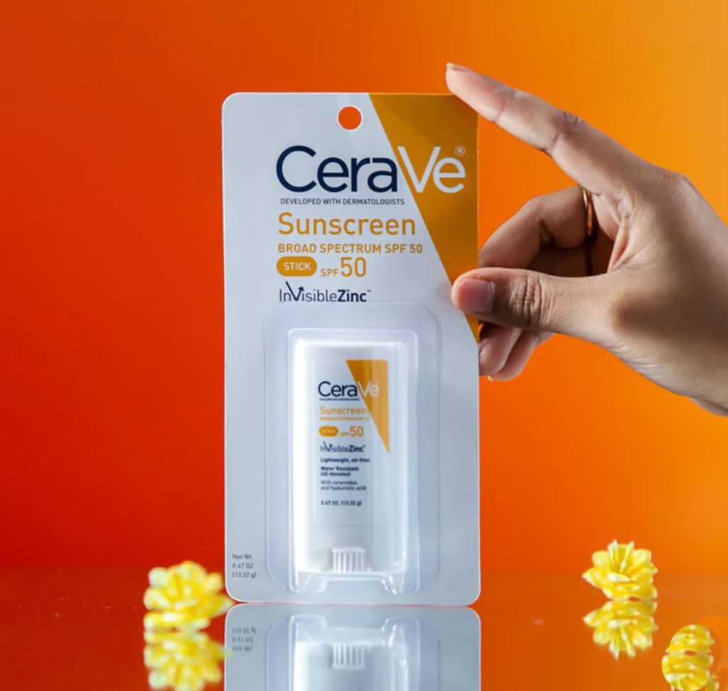 CeraVe Sunscreen Stick Broad Spectrum SPF 50 (13.32gm) - SKINCARE SHOP