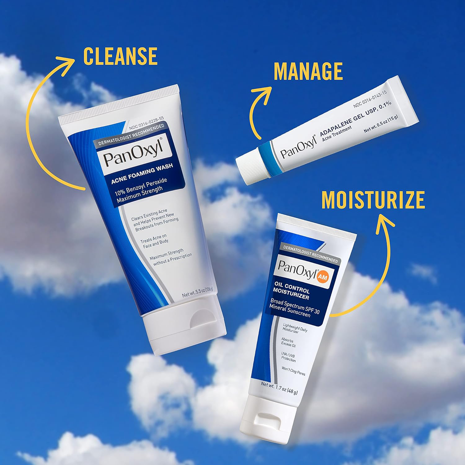 PanOxyl Adapalene 0.1% Leave-On Gel - 15gm - SKINCARE SHOP