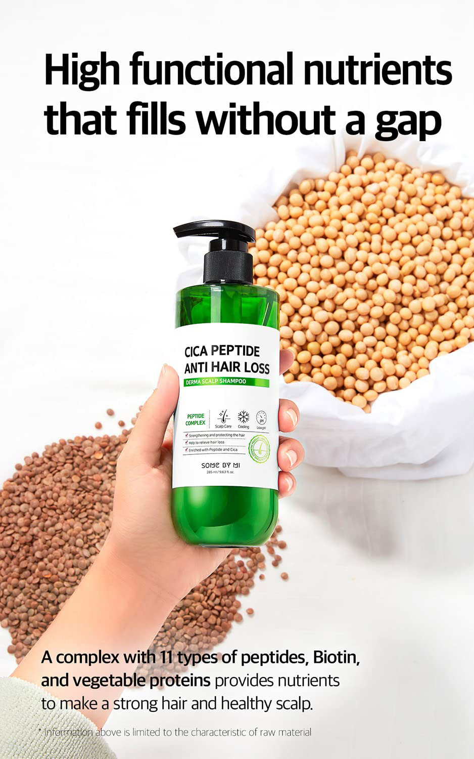 Some by mi cica peptide Anti Hair Loss Derma Scalp Shampoo - 285ml ...