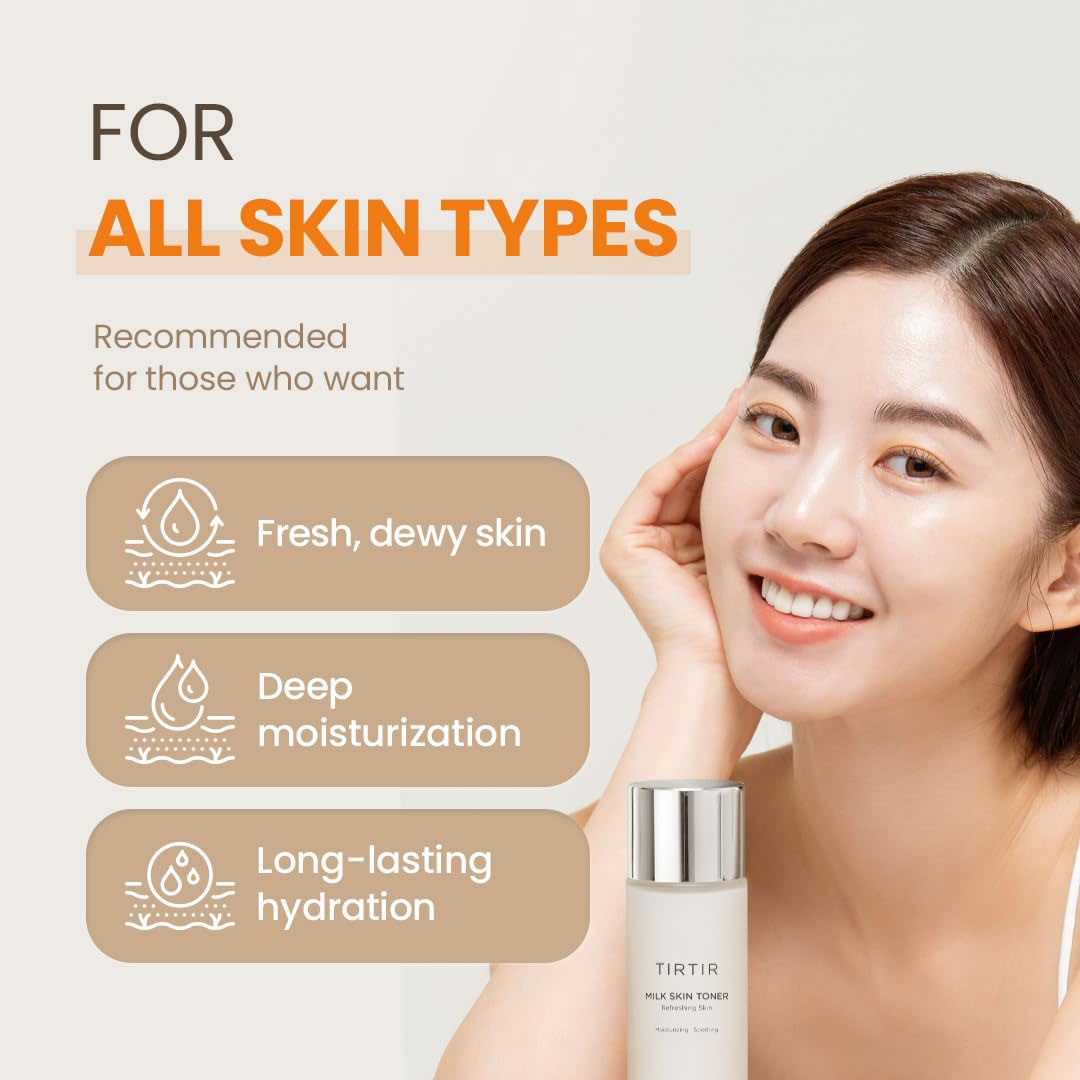 TIRTIR Milk Skin Toner - 150ml - SKINCARE SHOP
