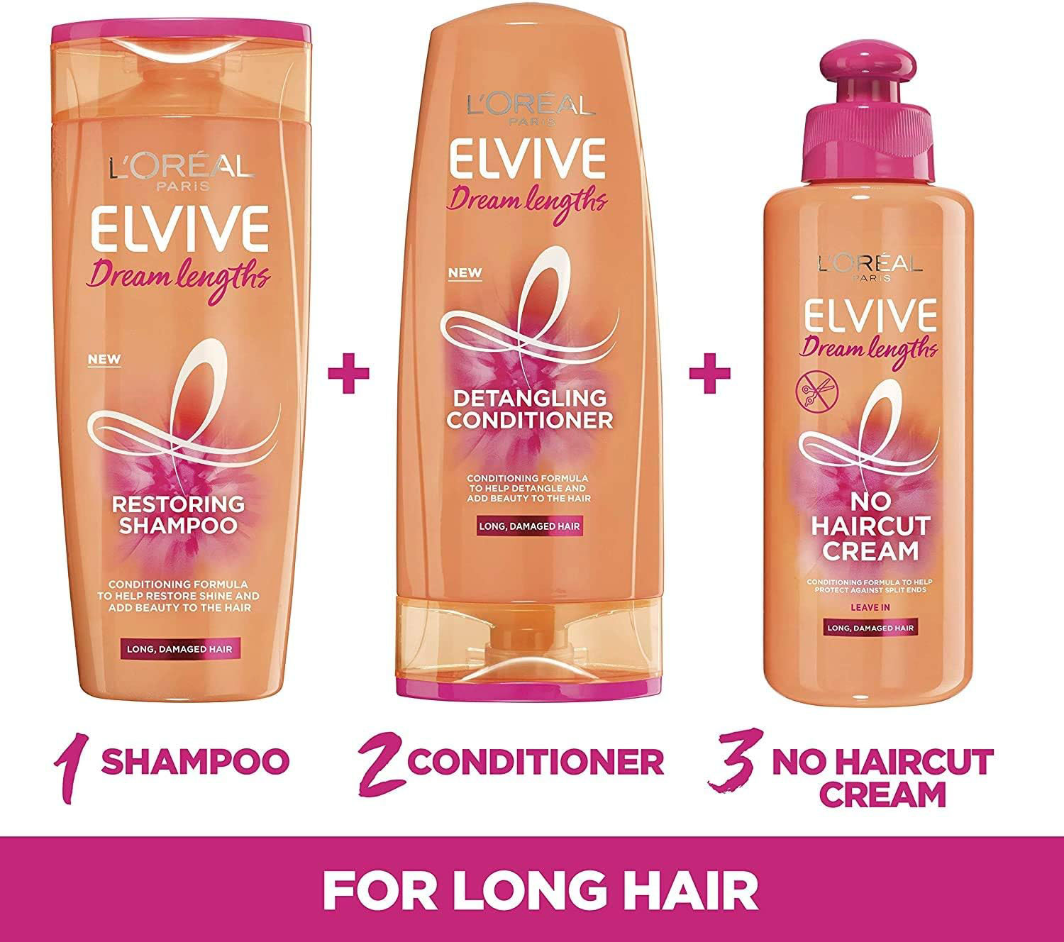 L'Oreal Elvive Dream Lengths No Haircut Cream - 200ml - SKINCARE SHOP