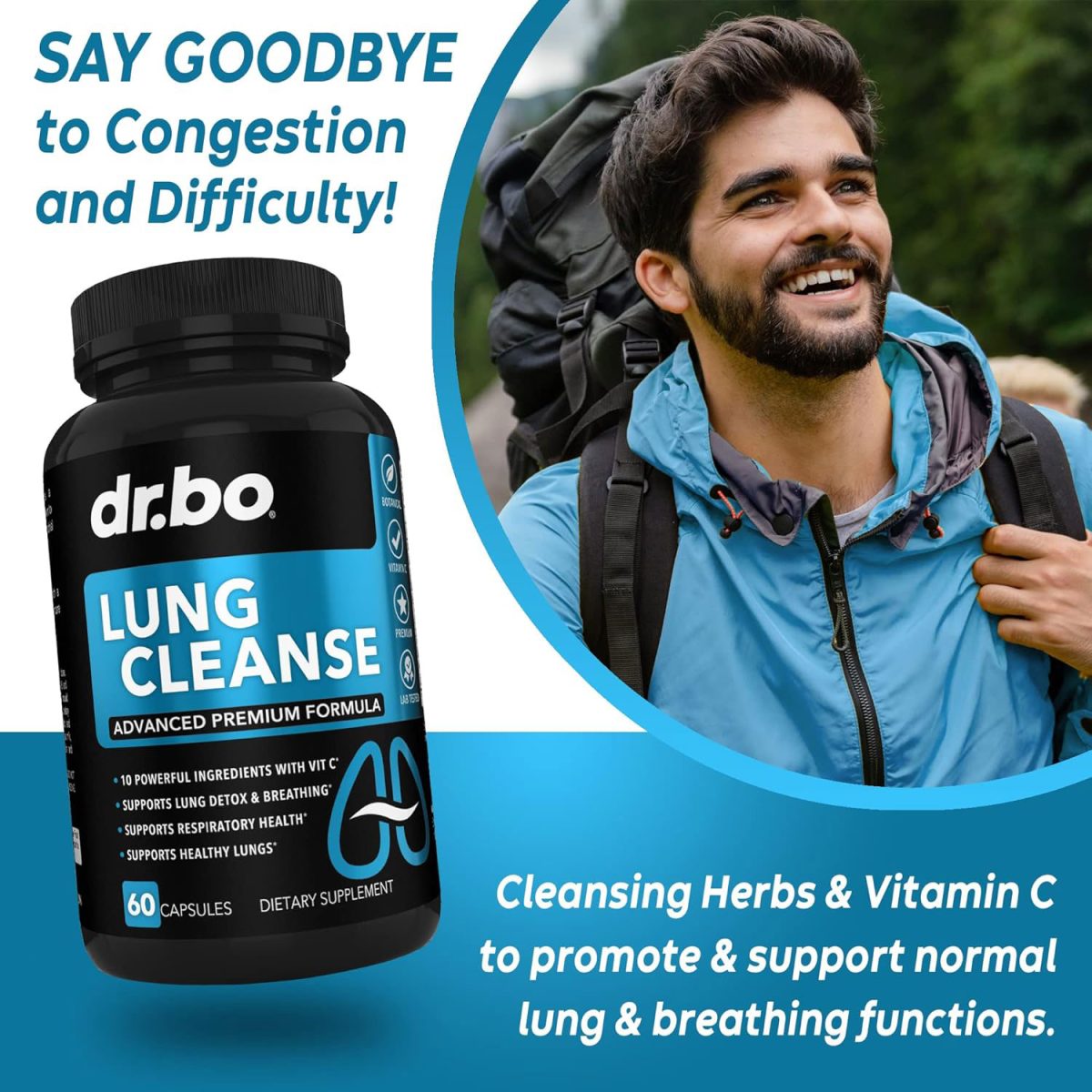 Dr.bo Lung Cleanse - 60 Capsules - SKINCARE SHOP