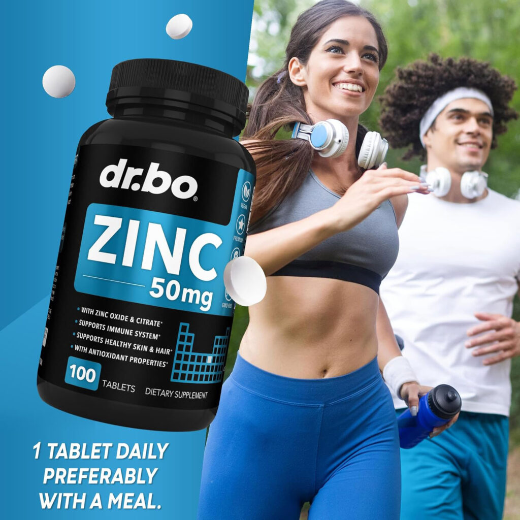 Dr.bo Zinc 50mg Tablets - 100 Tablets - SKINCARE SHOP