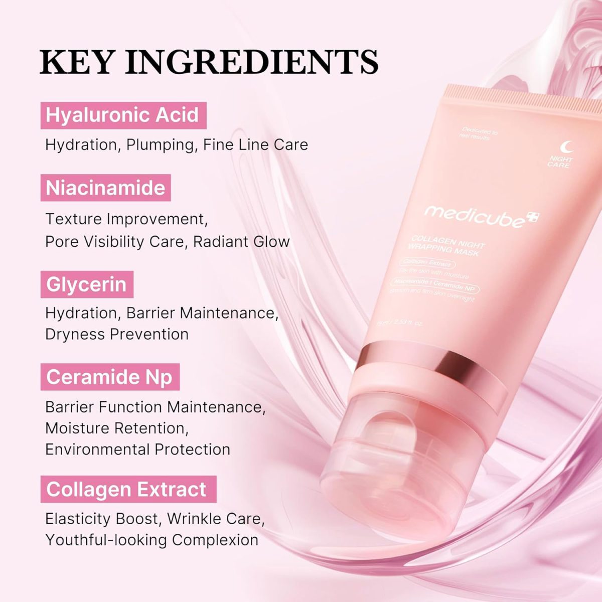 Medicube Collagen Overnight Wrapping Mask - 75ml - SKINCARE SHOP