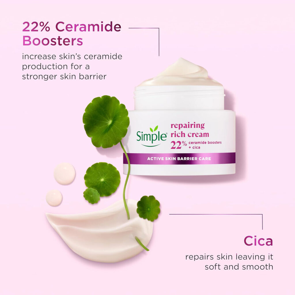 Simple Repairing Rich Face Moisturiser - 50ml - SKINCARE SHOP