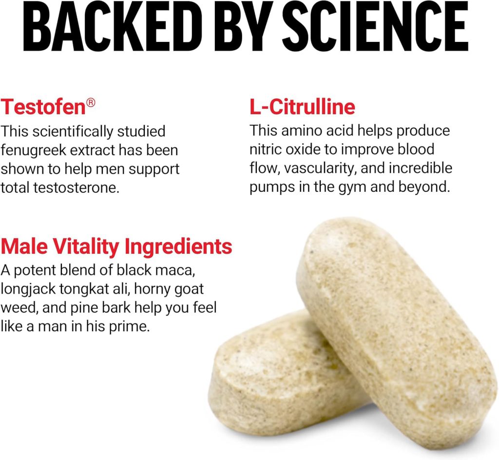 FORCE FACTOR Test X180 Alpha v2 Testosterone Support for Men - 120 ...