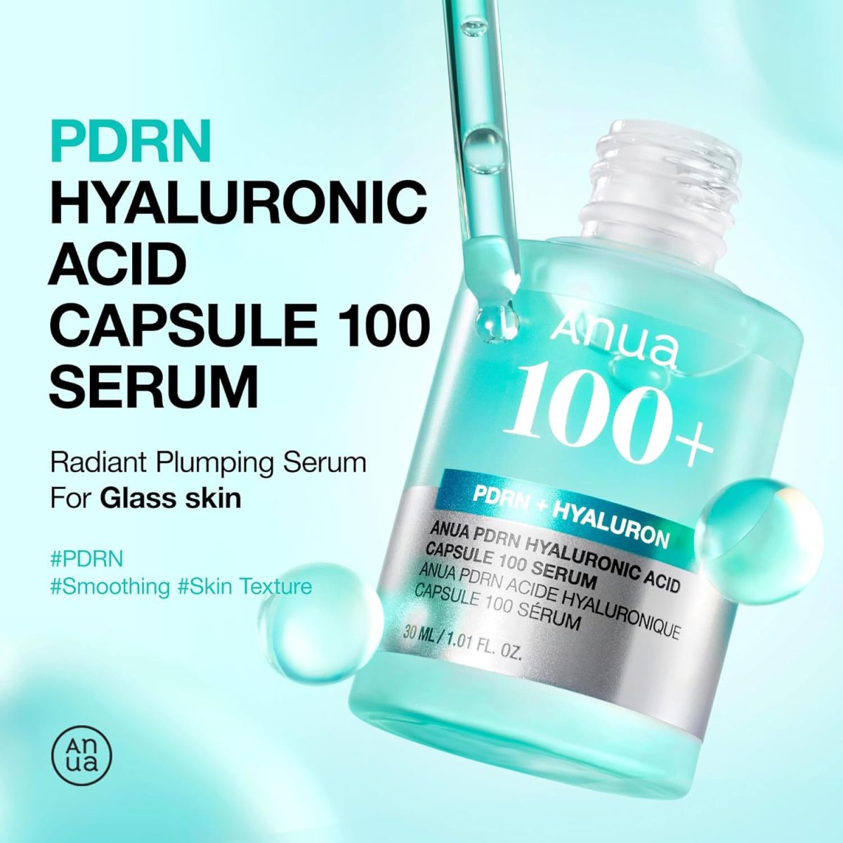 Anua PDRN Hyaluronic Acid Capsule 100 Serum - 30ml - SKINCARE SHOP