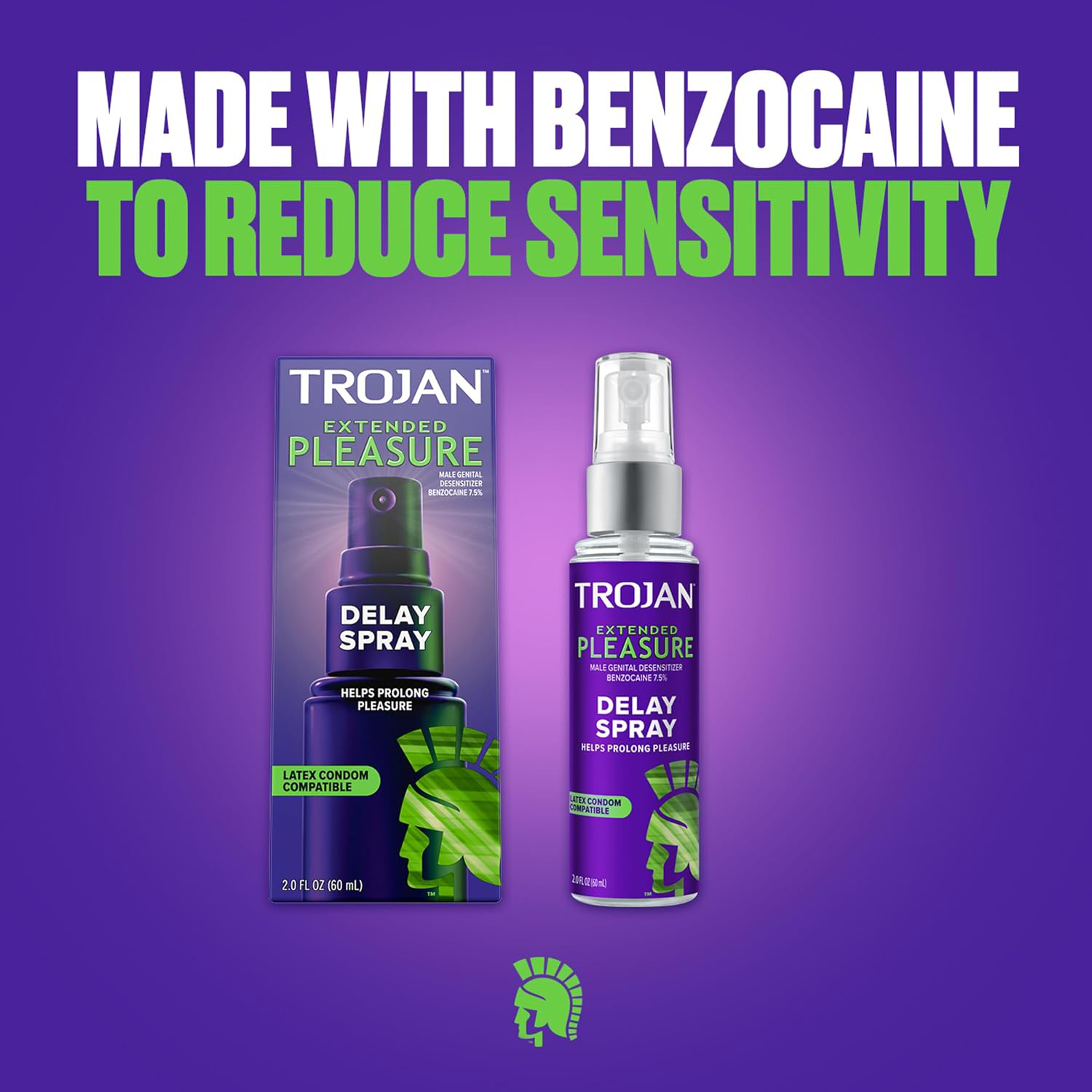 Trojan Extended Pleasure Delay Spray - 60ml - SKINCARE SHOP