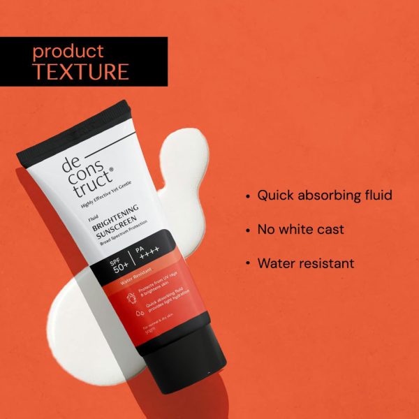 Deconstruct Fluid Brightening Sunscreen SPF50+ PA++++ (50g) - SKINCARE SHOP