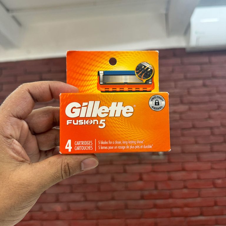 Gillette Fusion5 Men's Razor Blade Refills 4 Count Pack of 1 - SKINCARE ...